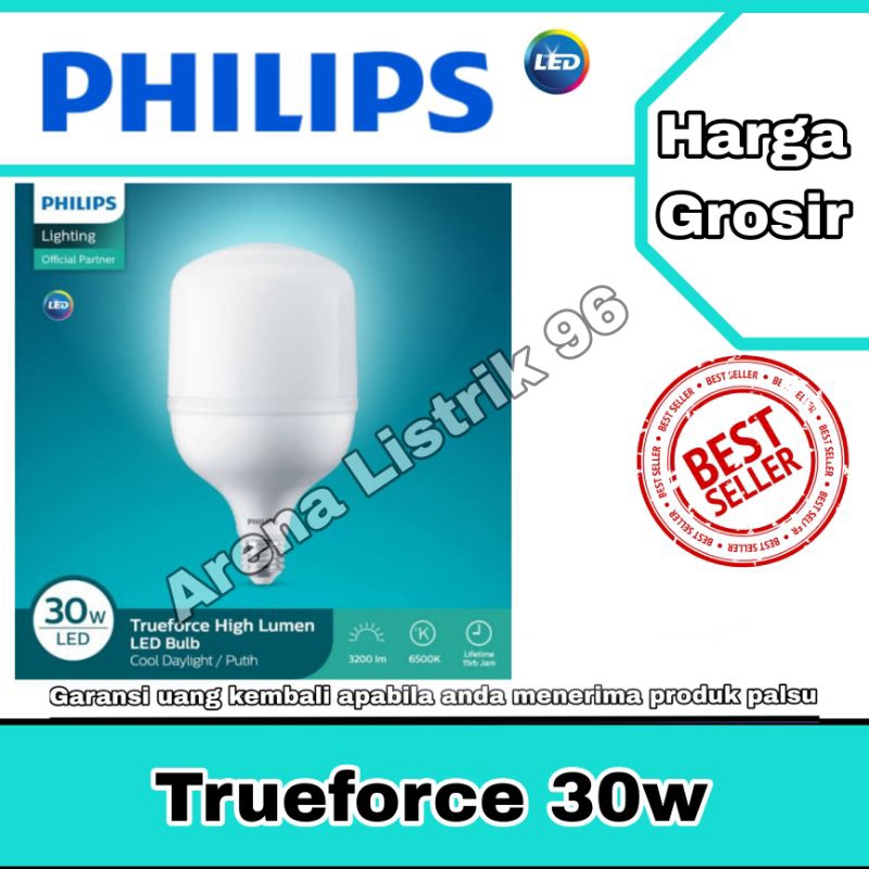 Jual Philips LED 30 watt putih 6500k Philips Trueforce 30 watt | Shopee Indonesia