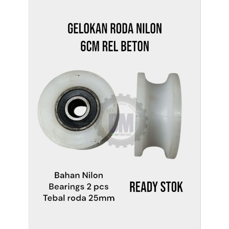 Jual RODA BAWAH NILON | GELOKAN RODA TANPA RUMAH RODA BAHAN NILON UNTUK ...