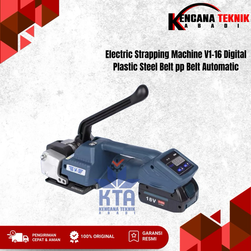 Jual Electric Strapping Machine V1-16 Digital Plastic Steel Belt pp ...