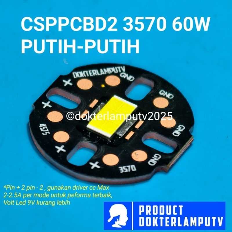 Jual Csp + Pcb 3570 60W pcb D2 Laser UPGRADE cahaya PUTIH TERANG | Shopee Indonesia
