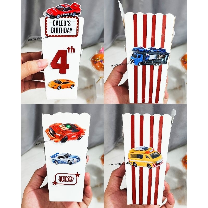 Jual Custom Wadah Kotak Box Popcorn Cinema Souvenir | Shopee Indonesia