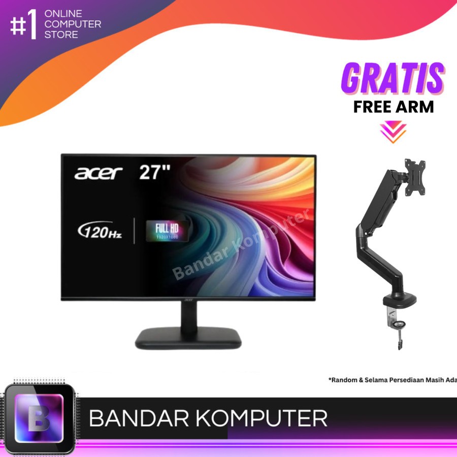 Jual MONITOR ACER 27" FHD IPS Super Comfort EK1 Monitor - EK271 G ...