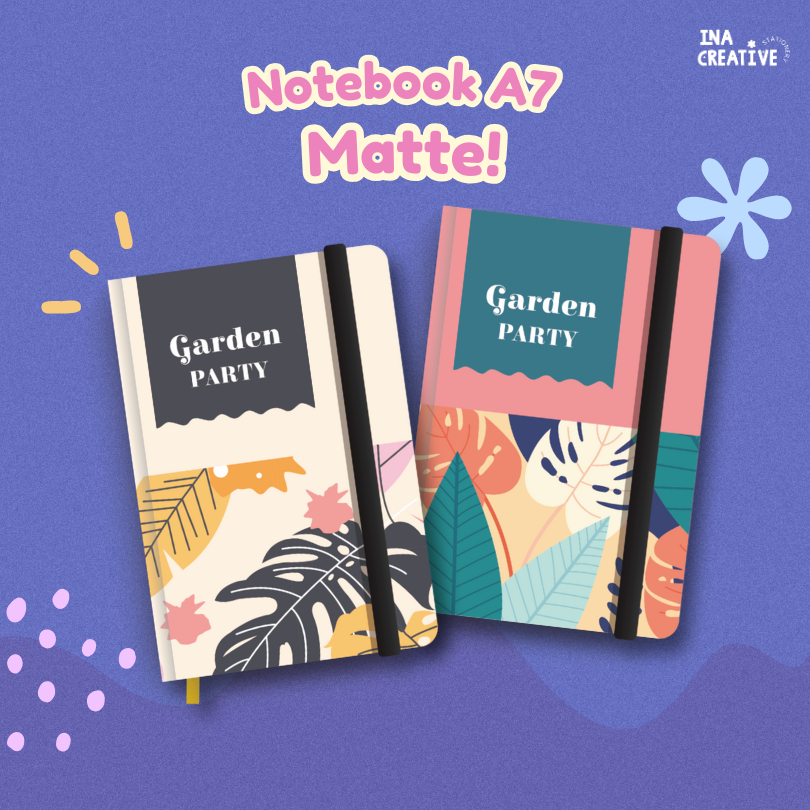 Jual Notebook Laminasi Matte A7 Hardcover Ina CreativeNotebook Buku ...