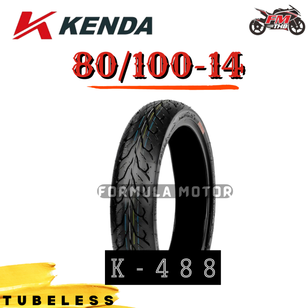 Jual Ban Kenda 80/90-14 Tubeless - Ban Motor Ring 14 Tubles (Pilih Tipe ...