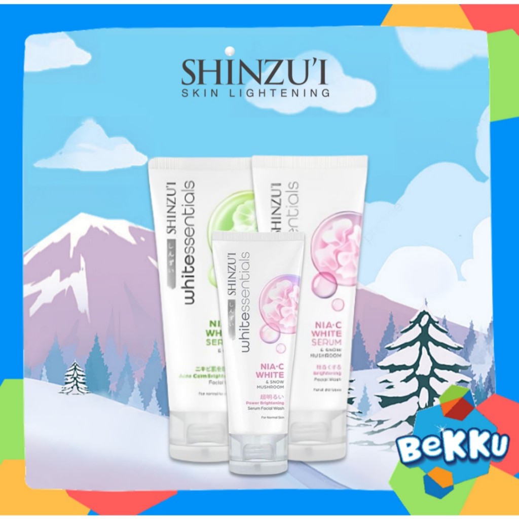 Jual Shinzu'i Whitessentials Facial Wash Series | Shinzui | Sabun Cuci ...