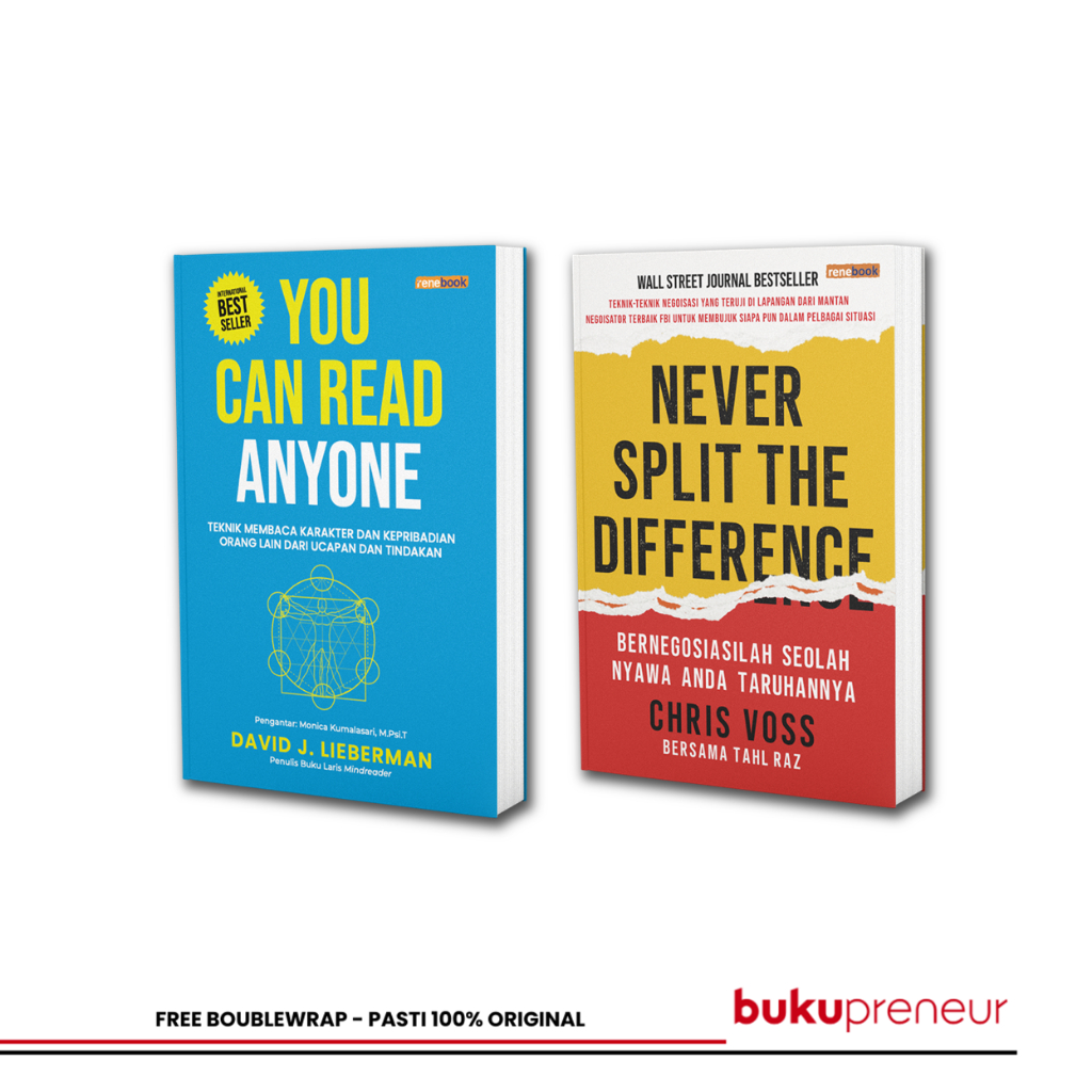 Jual Bukupreneur - Paket Buku You Can Read AnyOne + Never Split the ...
