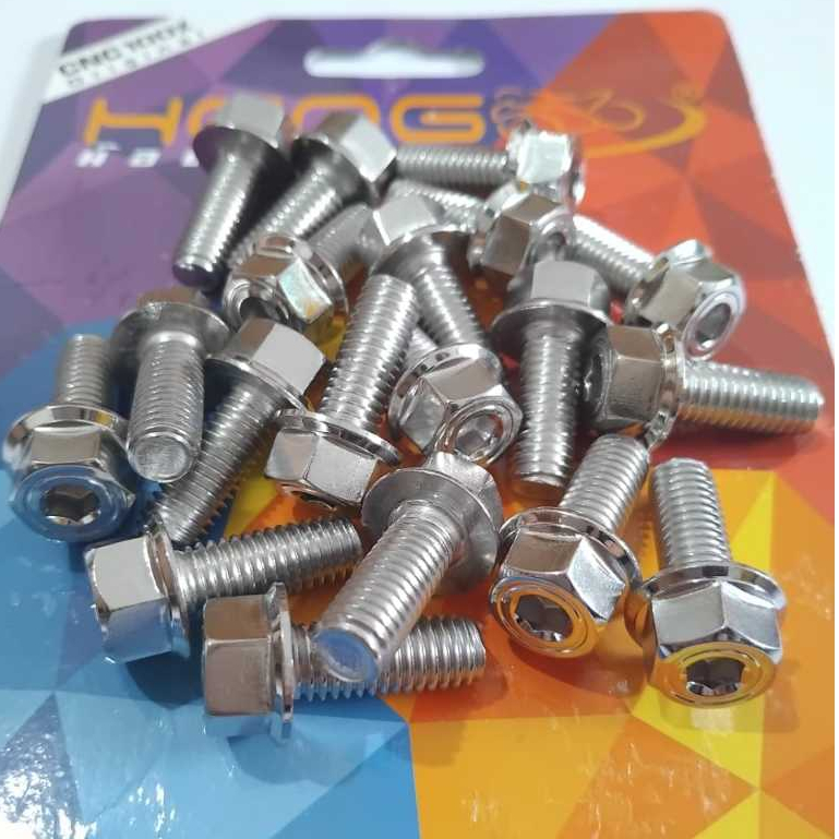 Jual Baut Probolt Ukuran M8x20 Drat 12 Panjang 2 CM Heng Stainless 100% Original | Shopee Indonesia