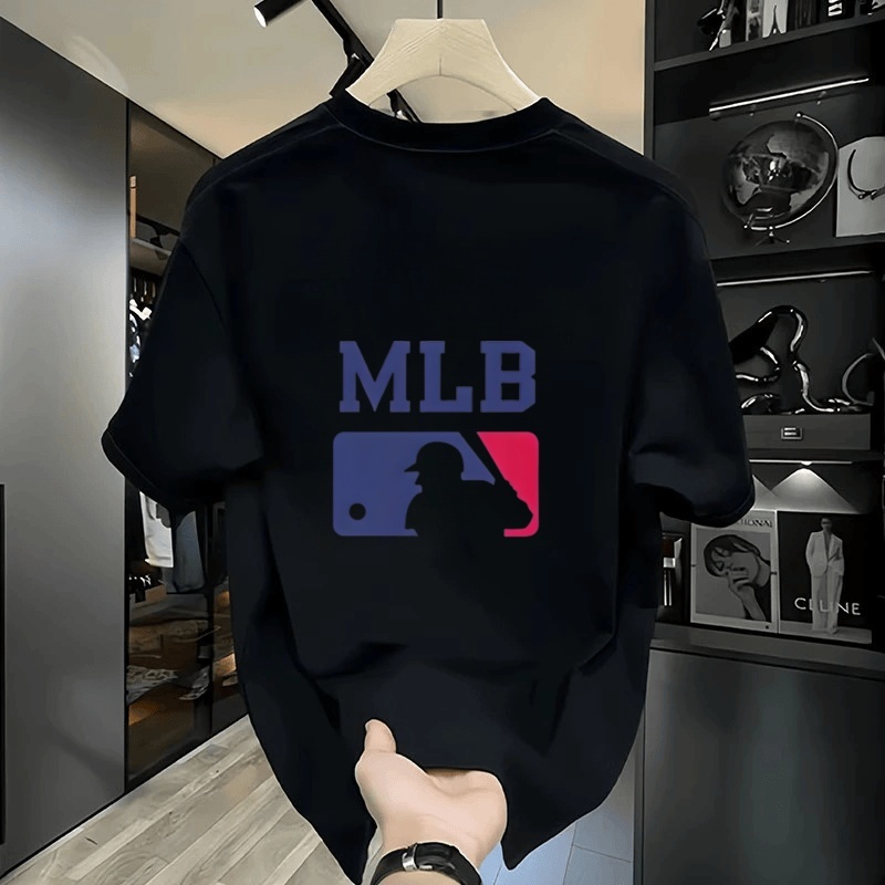 Jual (COD) T Shirt Pria KAOS MLB brand baju laki - laki Wanita baju ...