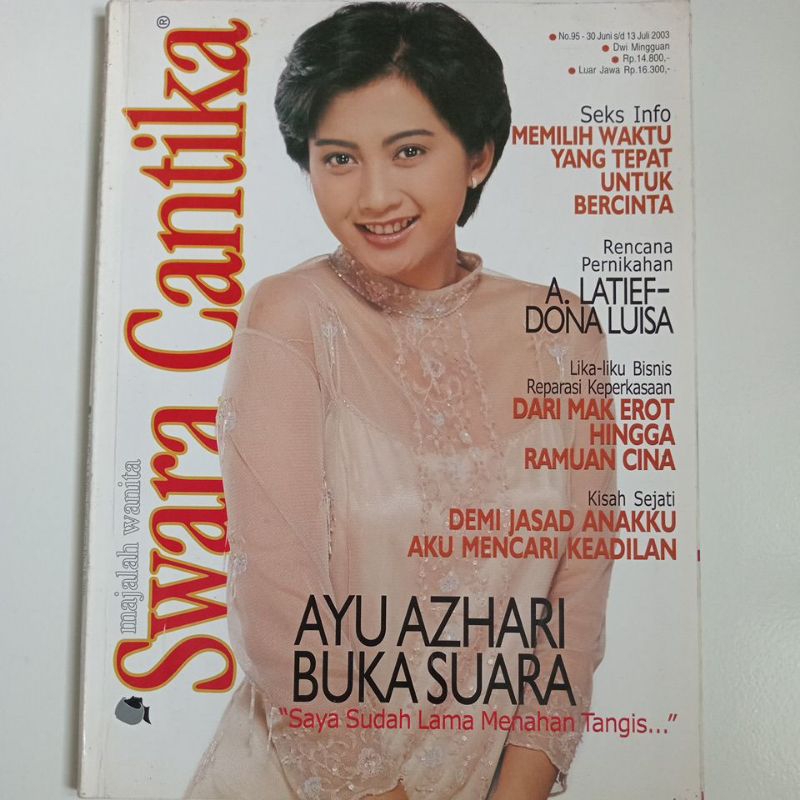 Jual Majalah Swara Cantika Tahun 2003 Cover Desy Ratnasari | Shopee ...