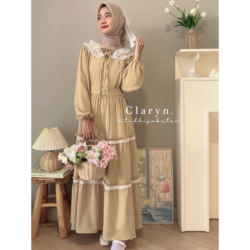Jual Claryn Dress Vintage by Studhijabstore | Shopee Indonesia
