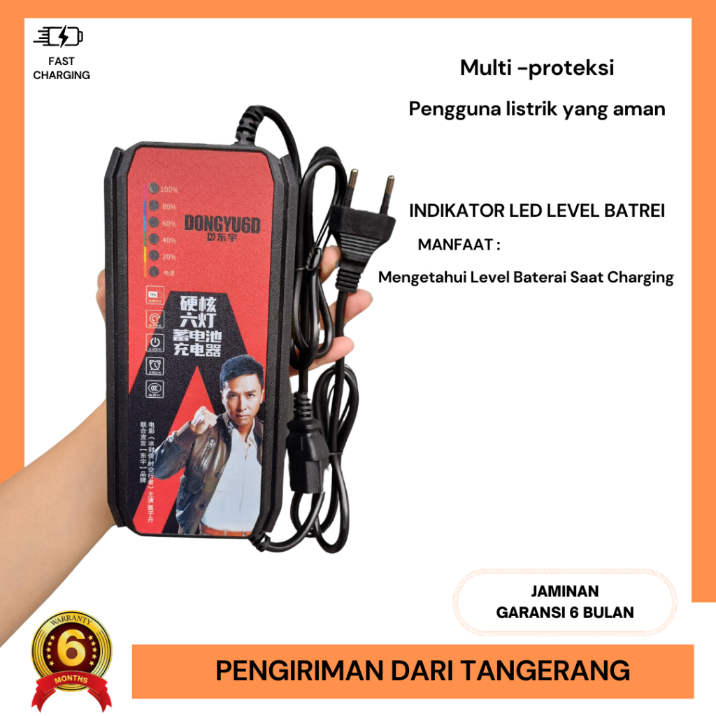 Jual Charger Sepeda Listrik 48V 12AH / Universal Charger Motor Listrik / Baterai Selis Scooter ...