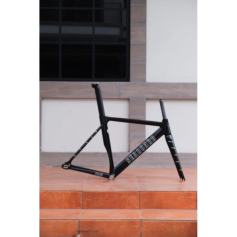 Jual Frameset seaboard FA03 aluminium carbon fixie track | Shopee Indonesia