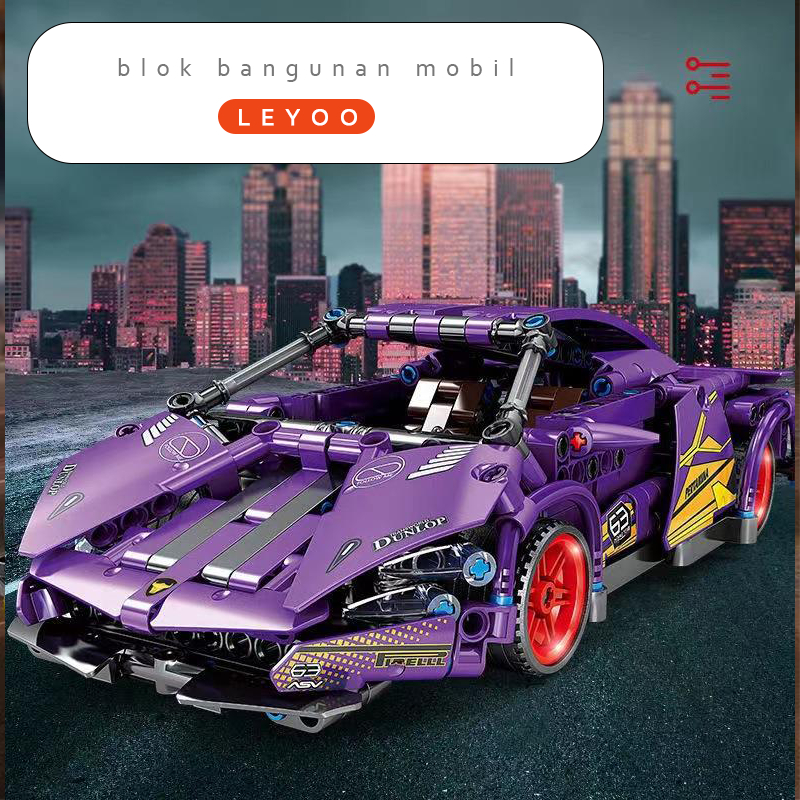 Jual Mainan Blok Bangunan Rakitan Mobil Bahan ABS/Model Blok Bangunan ...