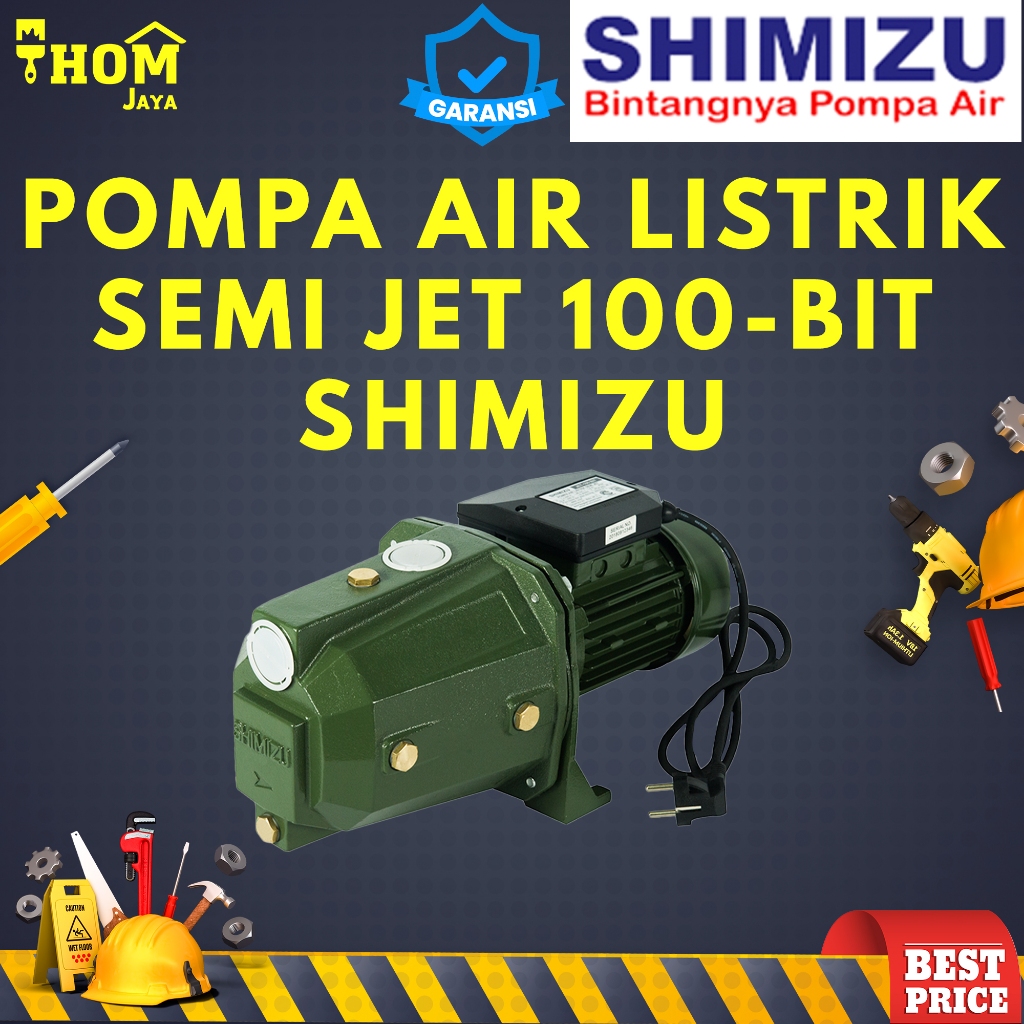 Jual POMPA AIR SUMUR DANGKAL - SEMI JET 100-BIT - SHIMIZU | Shopee Indonesia
