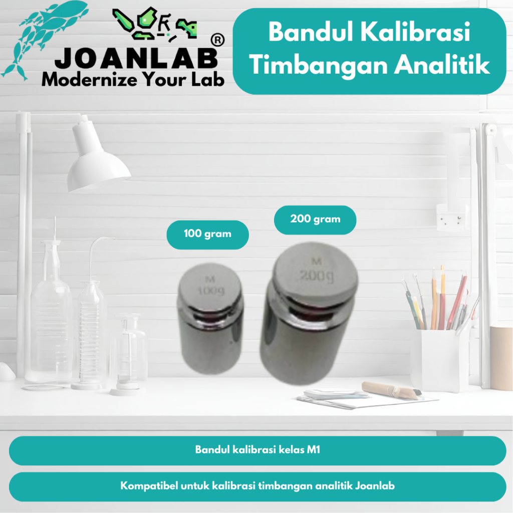 Jual Bandul Beban Kalibrasi Timbangan Analitik Joanlab 100/200 gr ...