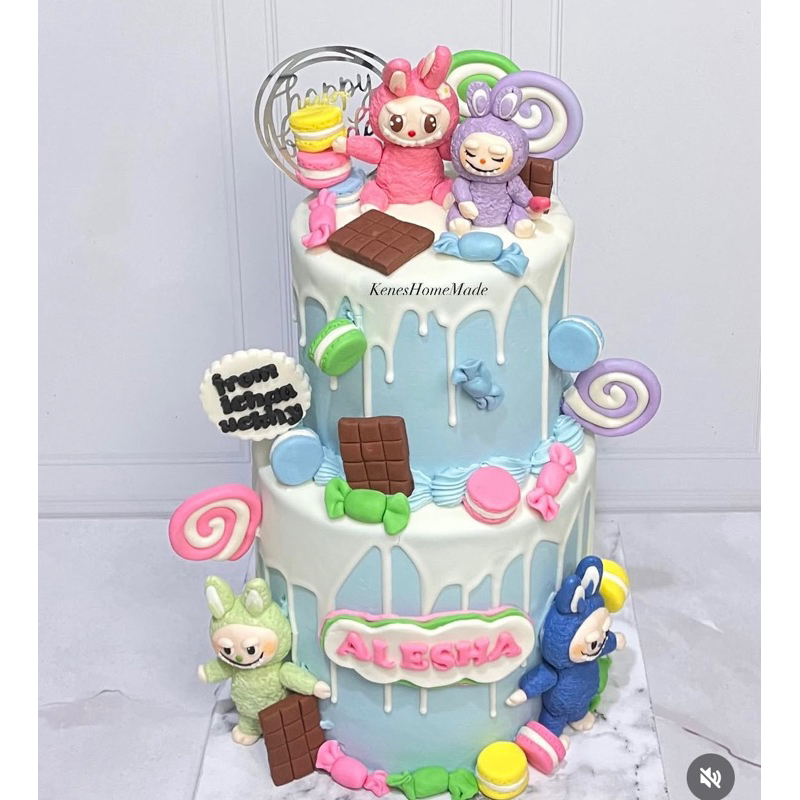Jual Kue Ulang Tahun LabuBu / Cake Ultah Labubu | Shopee Indonesia
