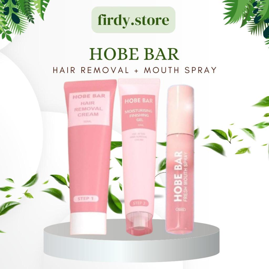 Jual HOBE BAR Gentle Hair Removal + Fresh Mouth Spray Probiotic Oral ...