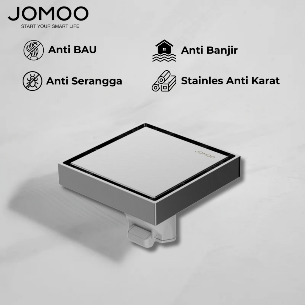 Jual JOMOO Saluran Pembuangan Lantai Stainless Steel / Floor Drain Stainless Steel 92222-1B-I011 ...