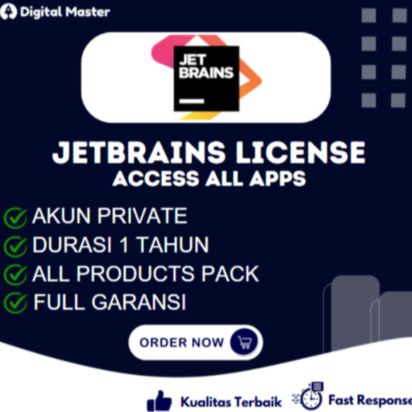Jual JetBrains License 18 Product 1 Tahun Full Garansi | Shopee Indonesia