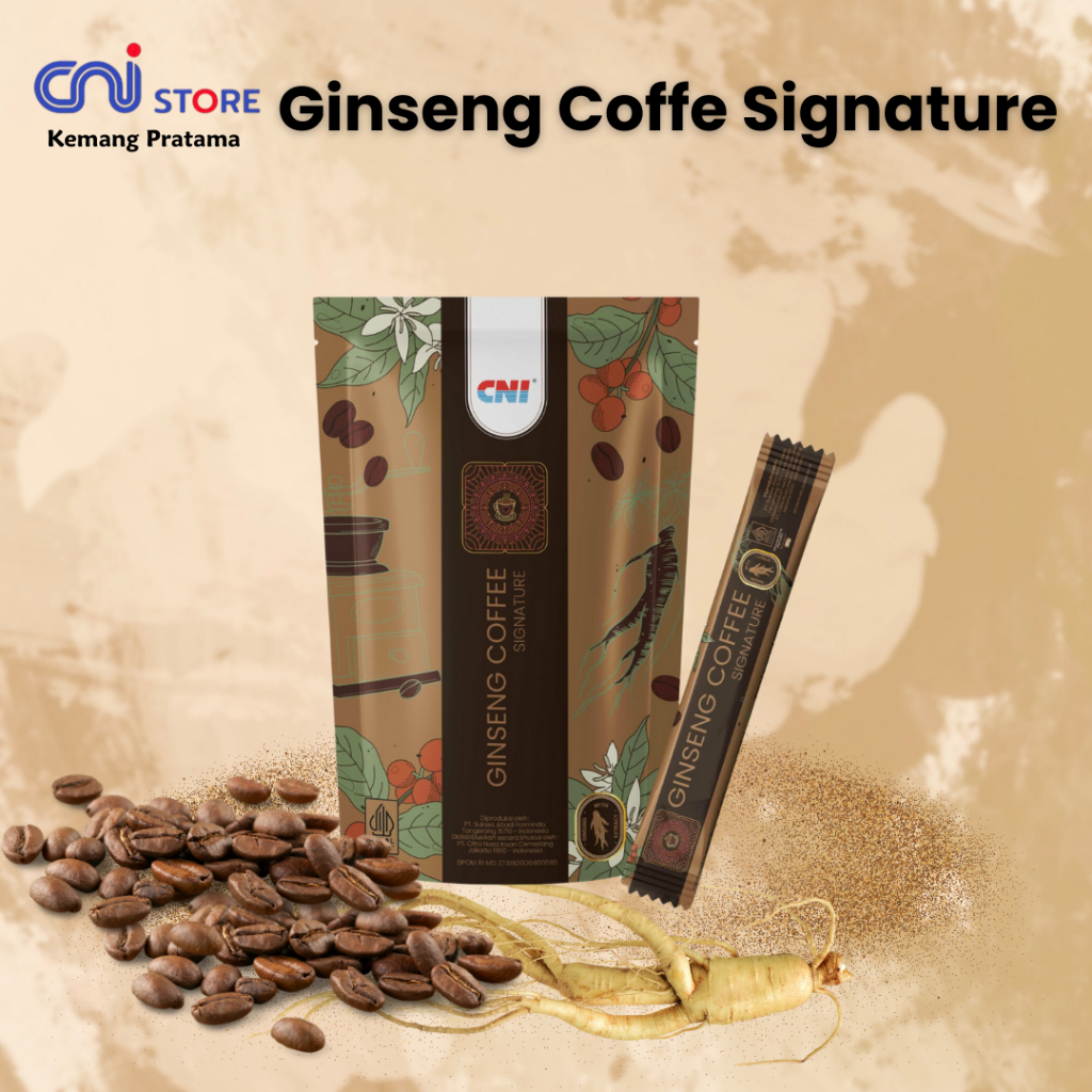 Jual Ginseng Coffee Signature by CNI | Kopi Perpaduan Arabika, Robusta ...