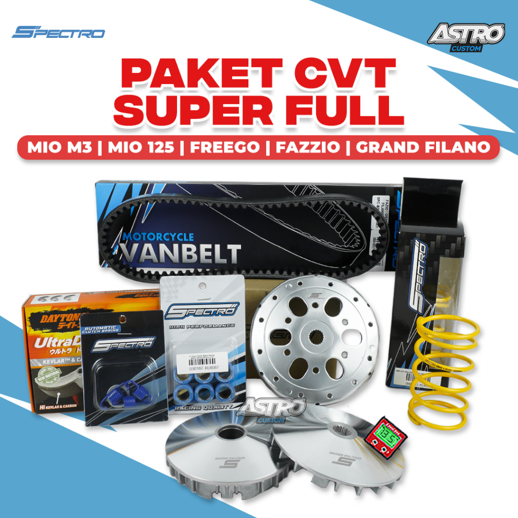 Jual Super Full Upgrade CVT Mio M3 Soul GT 125 Fino XRide 125 Gear S/Z ...