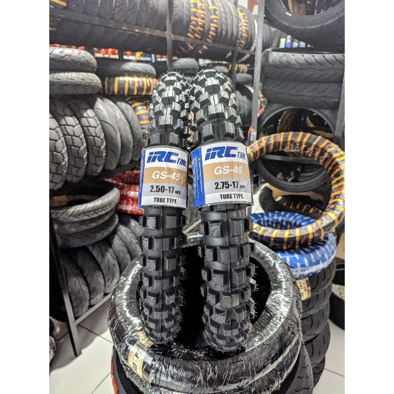 Jual BAN RING 17 TRAIL CROSS IRC GS45 UKURAN 250 275 HARGA SATUAN ...