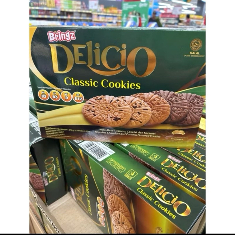 Jual Delicio Classic Cookies By Choco Mania | Shopee Indonesia