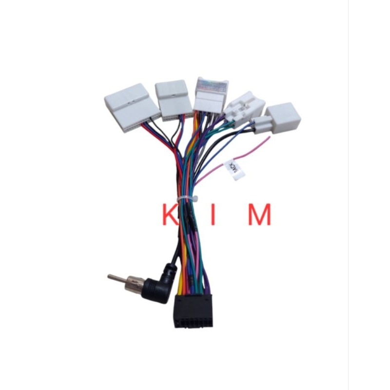 Jual Socket Head Unit Android For TOYOTA Double DIN PNP | Shopee Indonesia