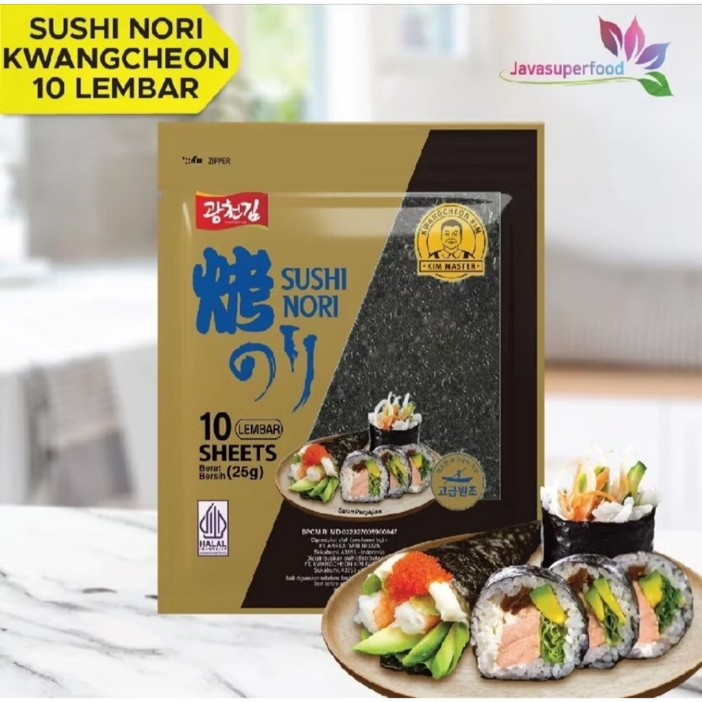 Jual Sushi Gimbap Kimbap Nori Kwangcheon Kim Roasted Seaweed Rumput ...