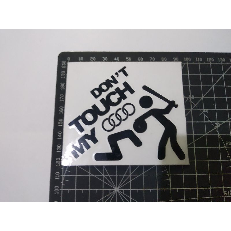 Jual stiker cutting don't touch my audi | Shopee Indonesia
