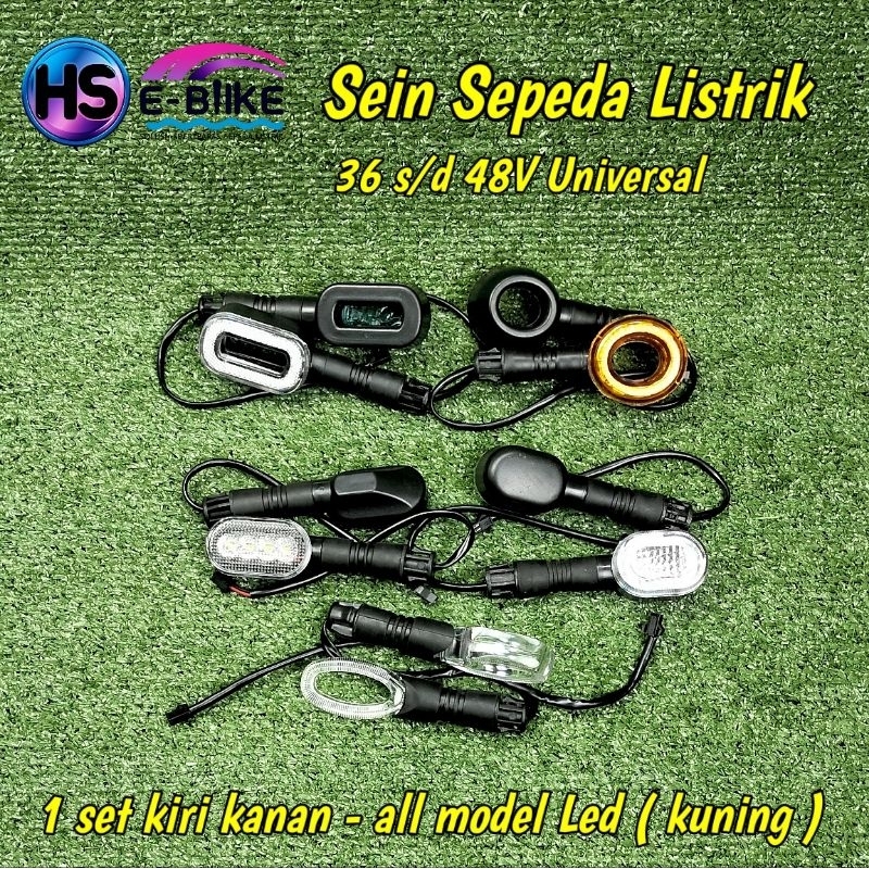 Jual LAMPU SEIN SEPEDA LISTRIK UNIVERSAL 1 SET KIRI DAN KANAN | Shopee ...