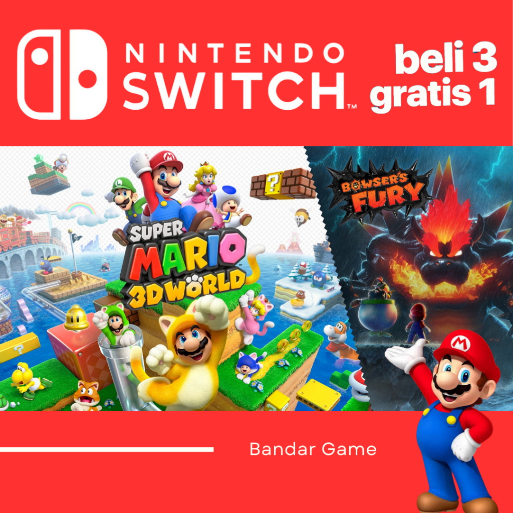 Jual Super Mario 3D World + Bowser's Fury - Nintendo Switch (digital game) | Shopee Indonesia