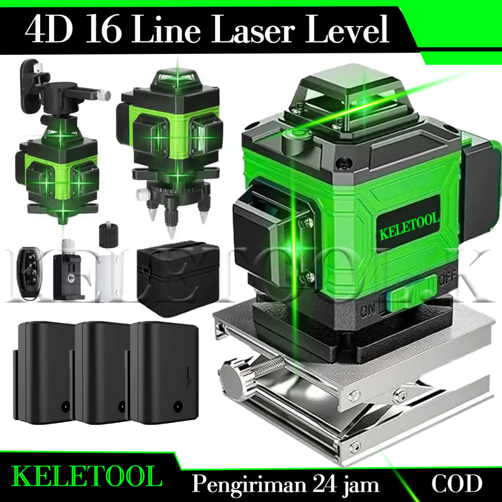 Jual Keletool Laser Level 16 Lines Mesin Self Leveling Laser Bangunan ...