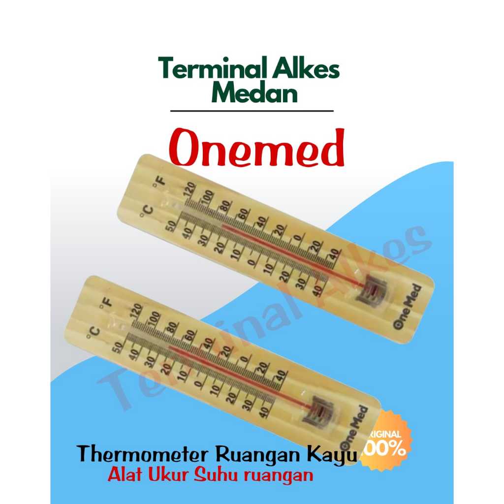 Jual Thermometer ruangan kayu Onemed/Alat ukur Suhu Ruangan | Shopee ...