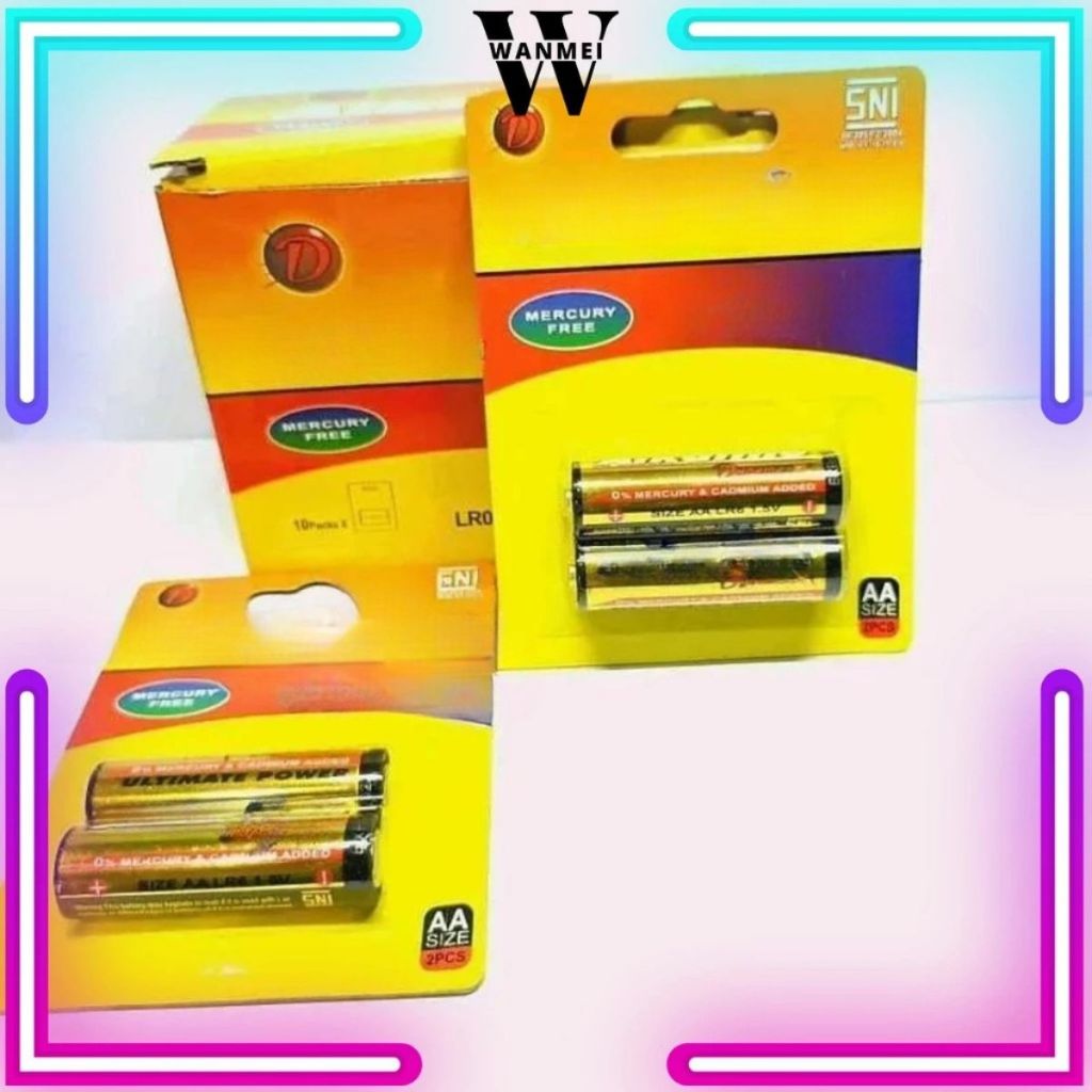 Jual Wm Baterai Alkaline Ultimate Dynamax Aa A2 Dan Aaa A3 Battery
