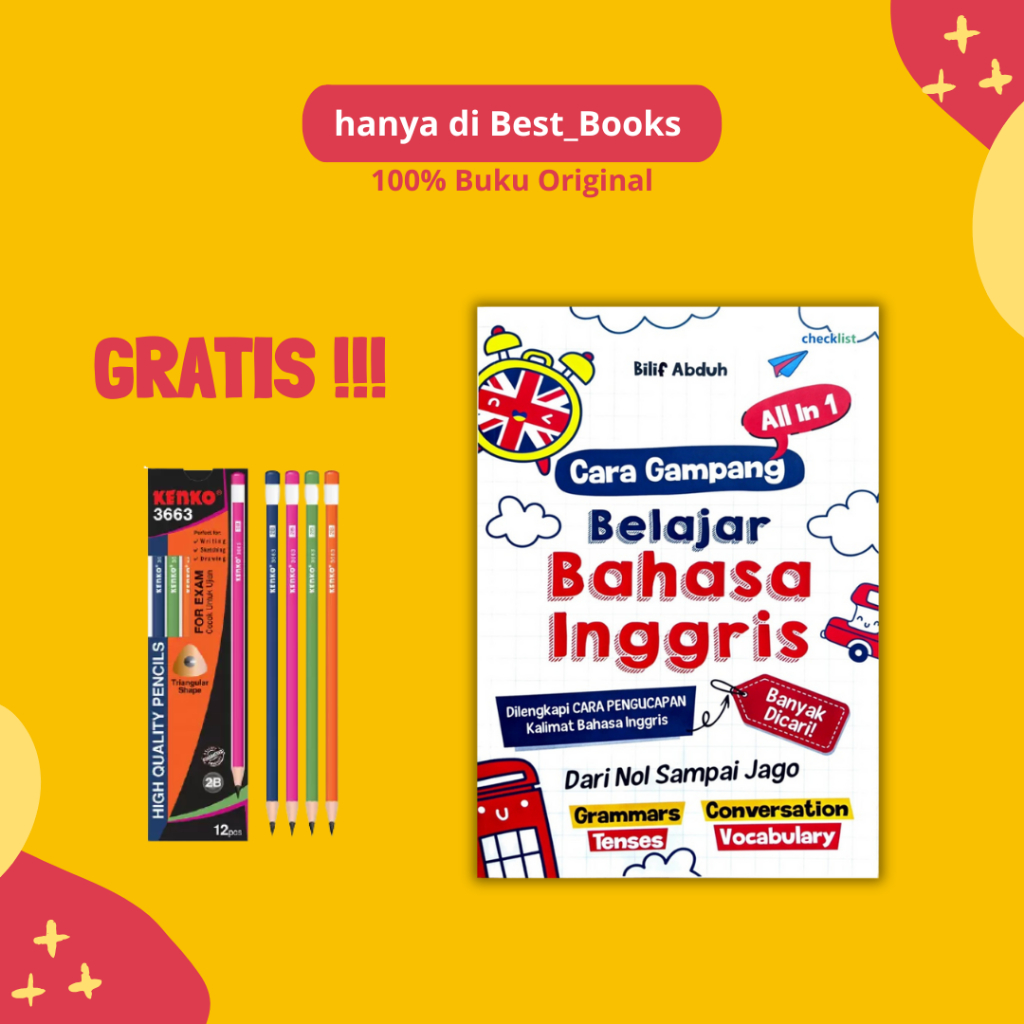 Jual Checklist - Buku Cara Gampang Belajar Bahasa Inggris - Original ...