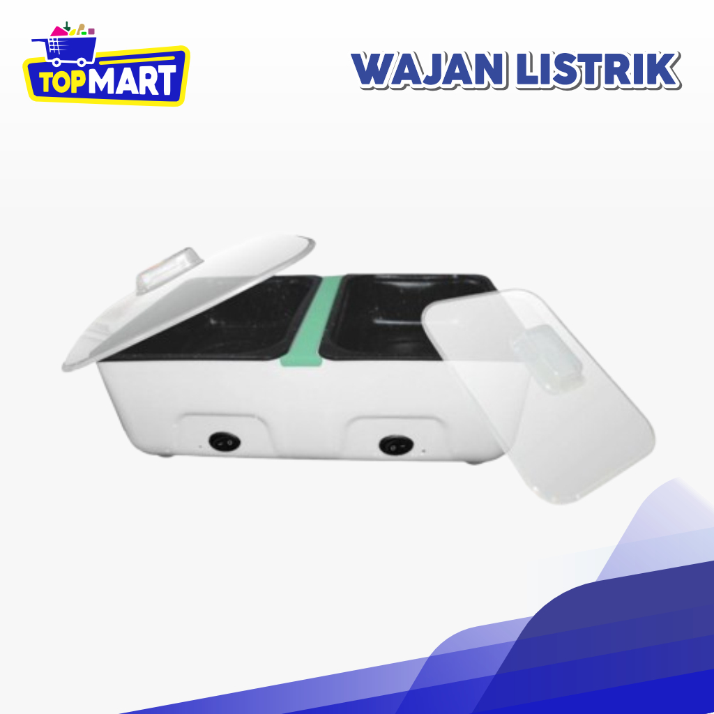 Jual TOPMART - Wajan Listrik + Tutup 2in1 400w | Panci Electrik ...