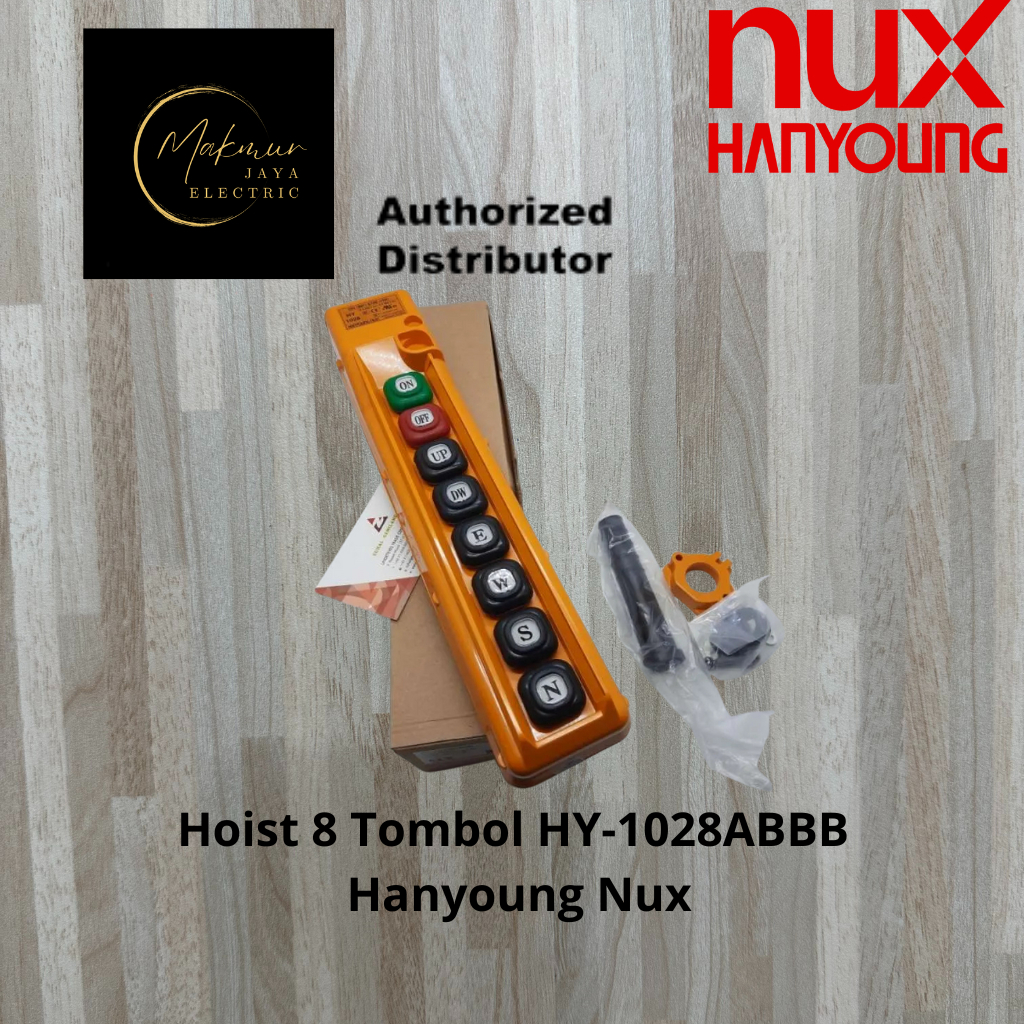 Jual Hanyoung Nux HY-1028ABBB Hoist Control – Remote 8 Tombol untuk ...