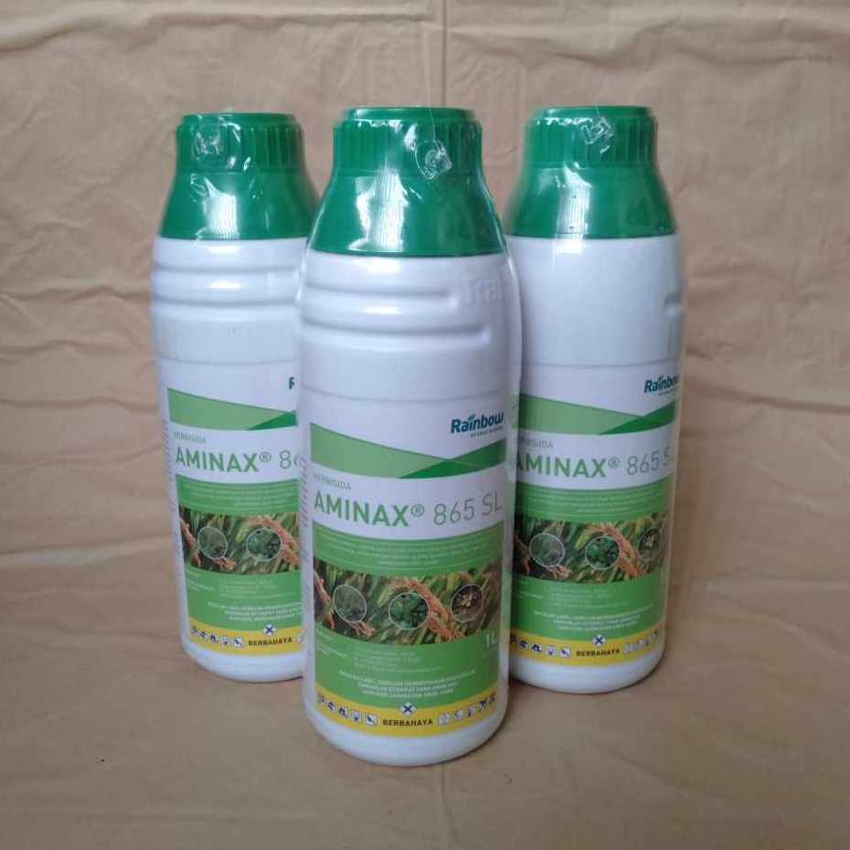 Jual HERBISIDA Sistemik Selektif Purna Tumbuh Tanaman Padi AMINAX 865SL ...