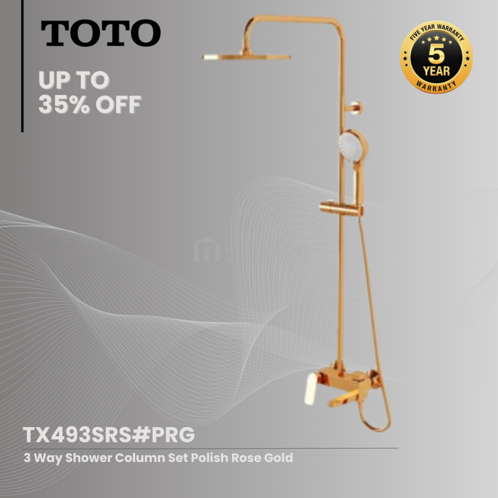 Jual Shower Column TOTO TX493SRS#PRG Polish Rose Gold / Shower Tiang TOTO | Shopee Indonesia
