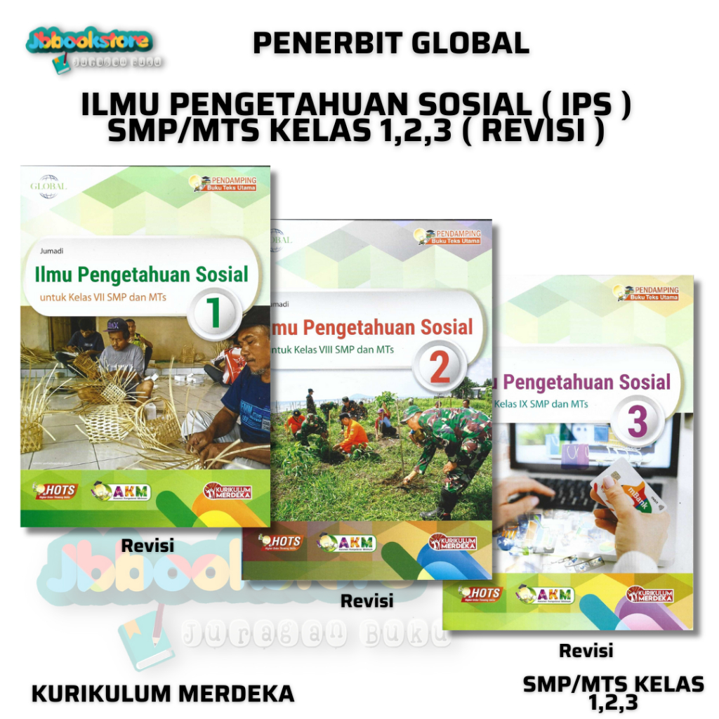 Jual [ REVISI ] Buku IPS SMP/MTS Kelas 7 8 9 / Ilmu Pengetahuan Sosial SMP / IPS SMP Kelas 7 8 9 ...