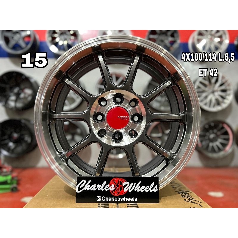 Jual VELG ADVAN RZ DF2 RING 15 JF LUXURY | Shopee Indonesia