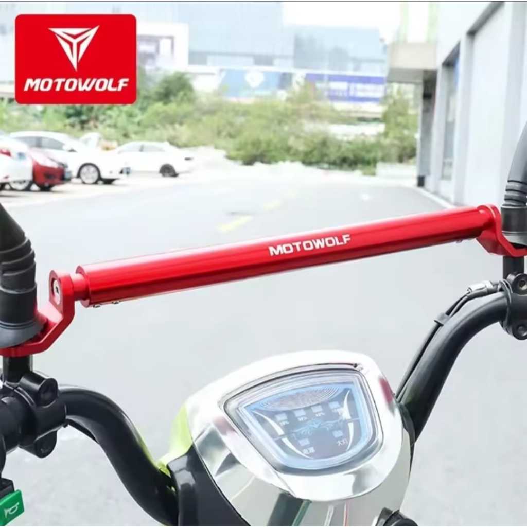 Jual stabilizer stang di Spion motor crossbar motowolf balancer ...