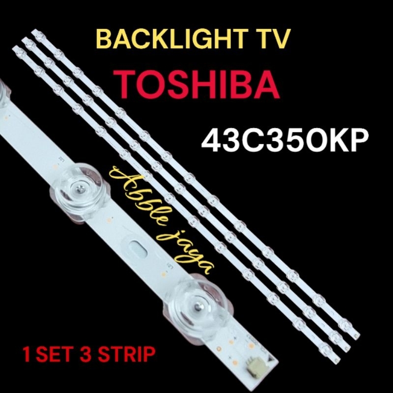 Jual BACKLIGHT TV TOSHIBA 43 INCH 43C350KP | Shopee Indonesia