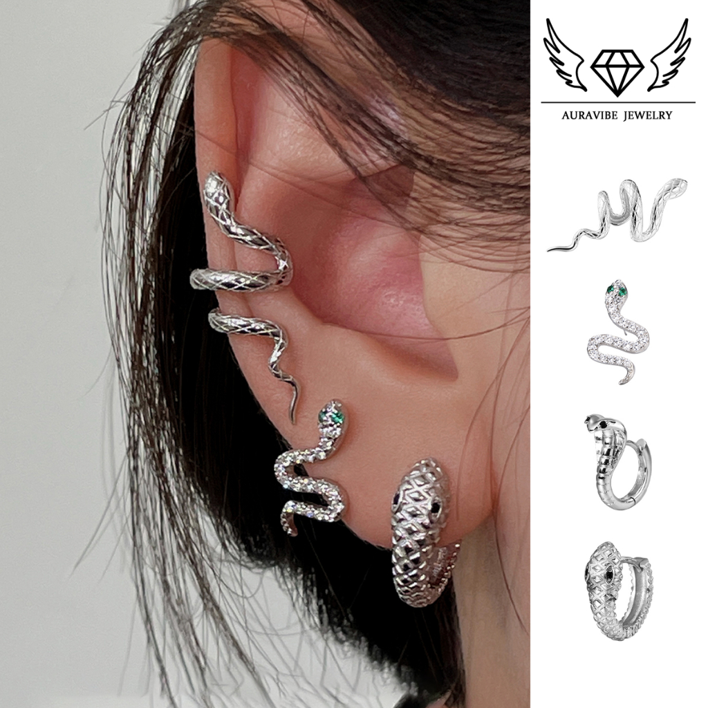 Jual AURAVIBE JEWELRY-925 Perak anting Tindik telinga wanita dari perak ...