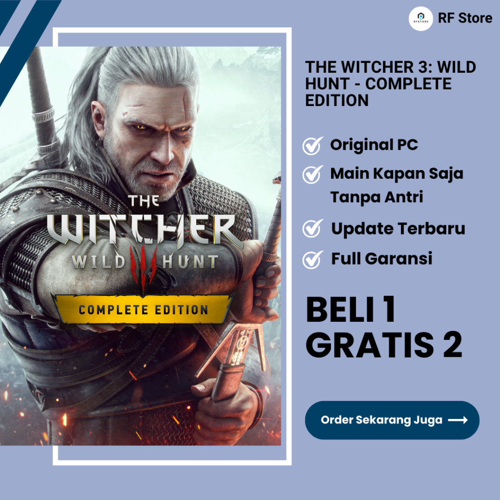 Jual The Witcher 3: Wild Hunt - Complete Edition Original Game PC ...