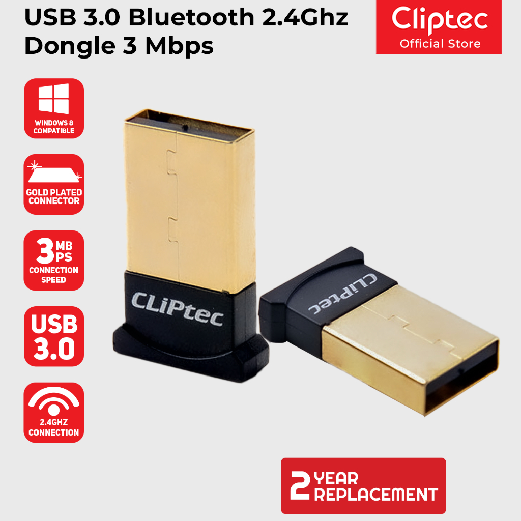 Jual Usb Dongle Bluetooth 3.0 Cliptec RZB828 | Shopee Indonesia