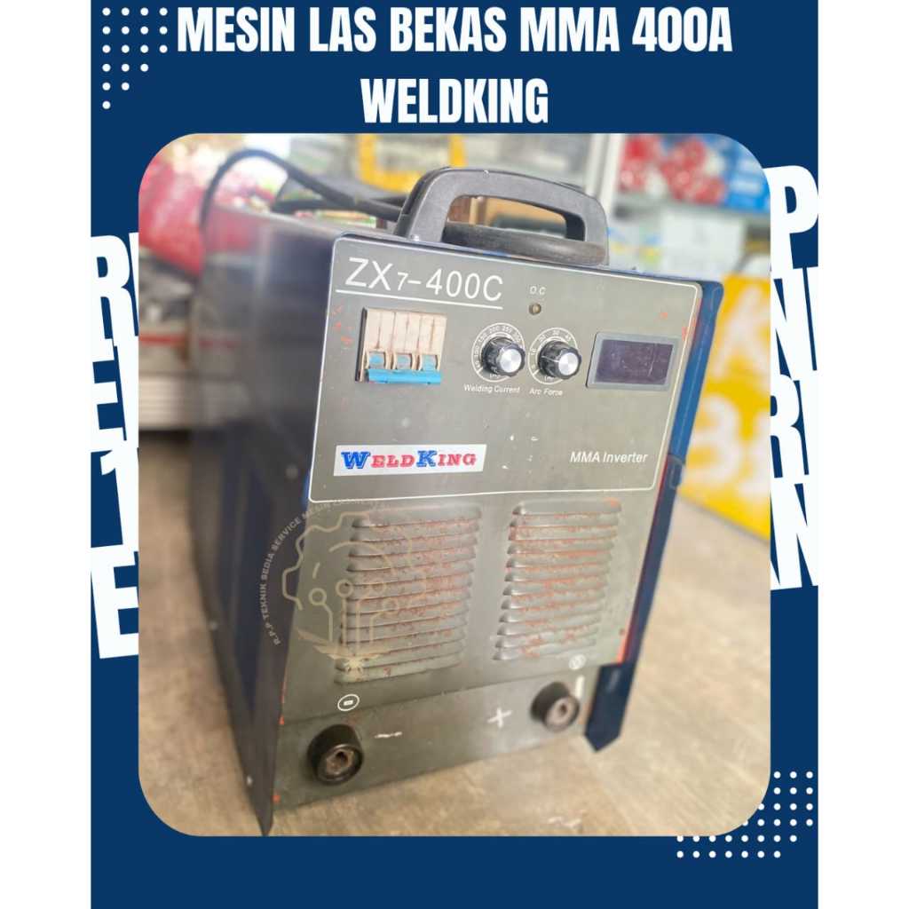 Jual MESIN LAS BEKAS MMA 400A WELDKING MESIN LAS LISTRIK WELDKING BEKAS ...