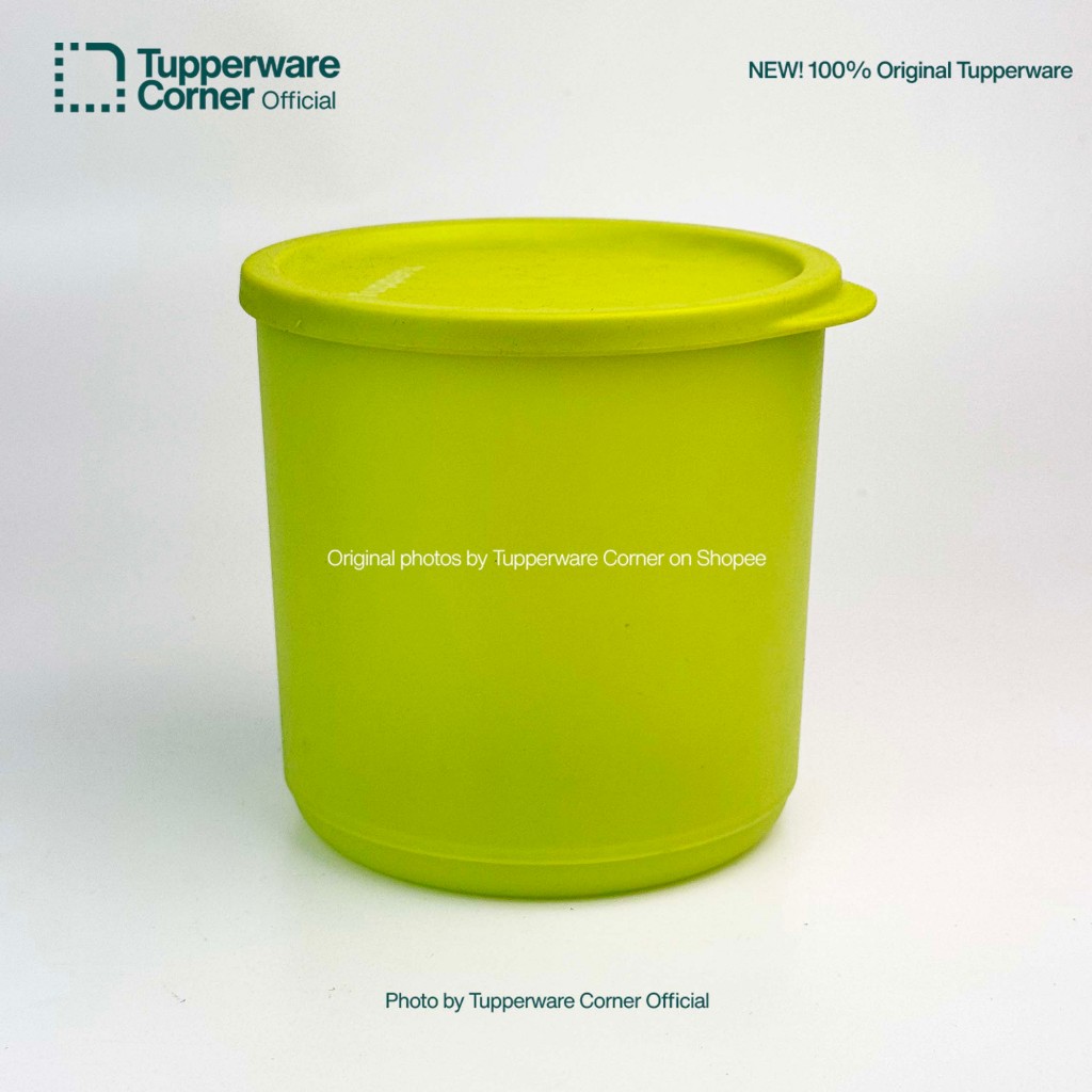 Jual Tupperware Toples Summer go Round 1L Hijau Baret Samar | Shopee ...