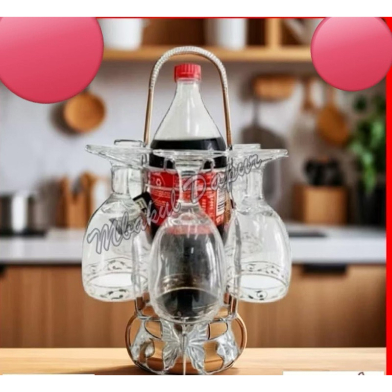 Jual RAK GELAS KAKI DAN RAK BOTOL COCA COLA STAINLESS | Shopee Indonesia
